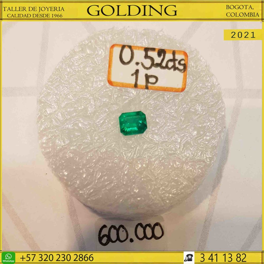 Esmeraldas certificadas en Bogotá | Joyería Golding