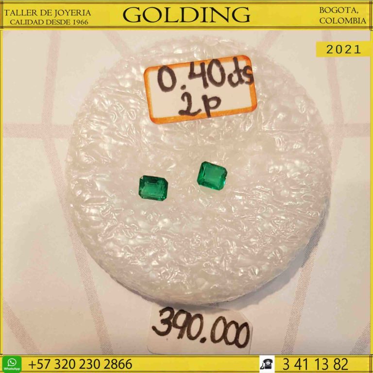 Esmeraldas certificadas en Bogotá | Joyería Golding