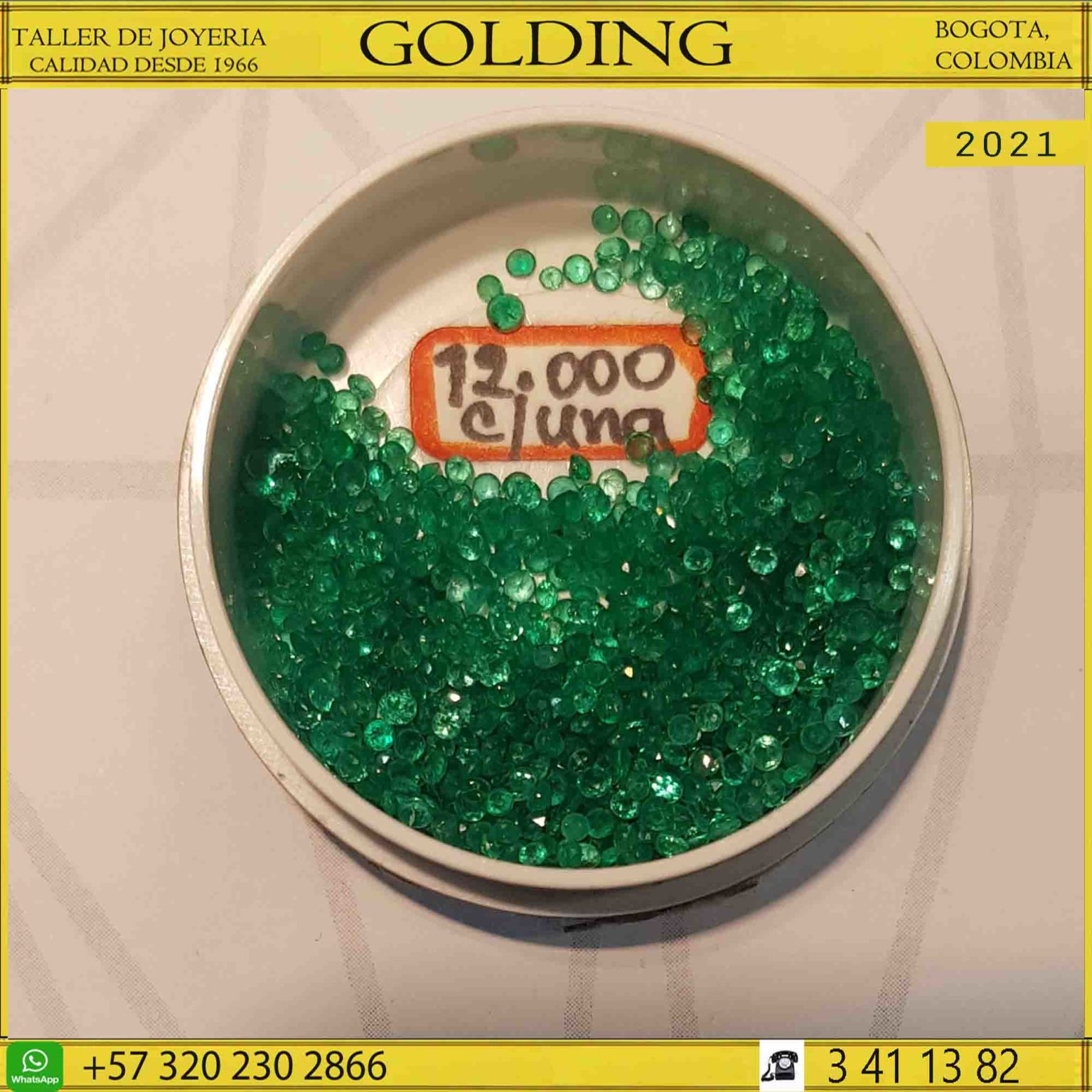 Esmeraldas certificadas en Bogotá | Joyería Golding